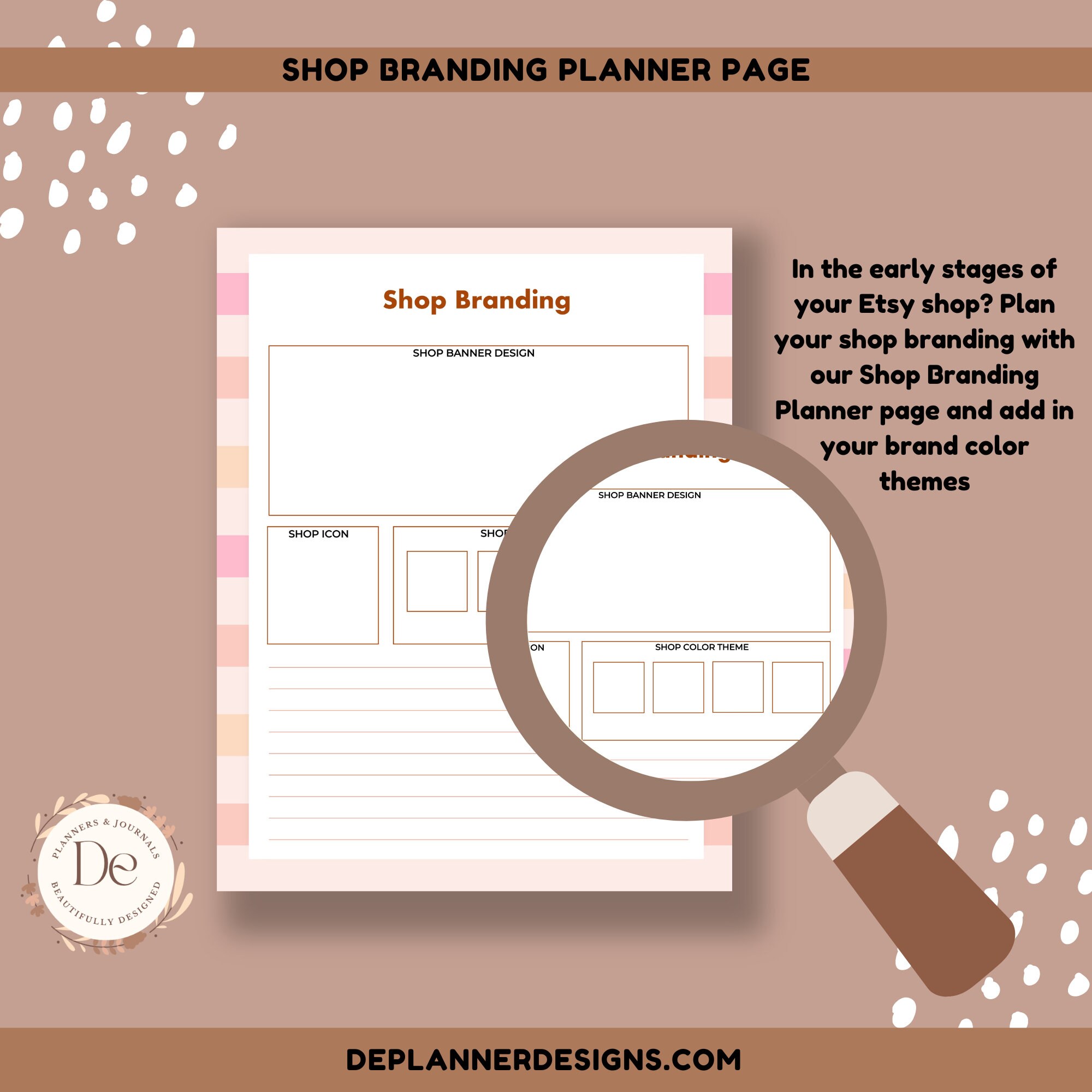 Etsy Shop Planner Online Shop Planner Digital Business Planner Online ...