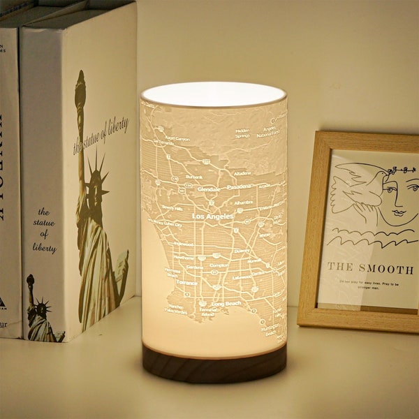 Map Lamp - Etsy