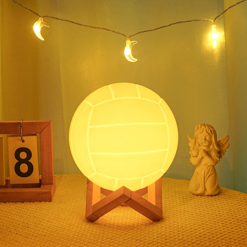 Personalized Volleyball Gifts Lamp: Birthday Gifts for Her, Night Light ...