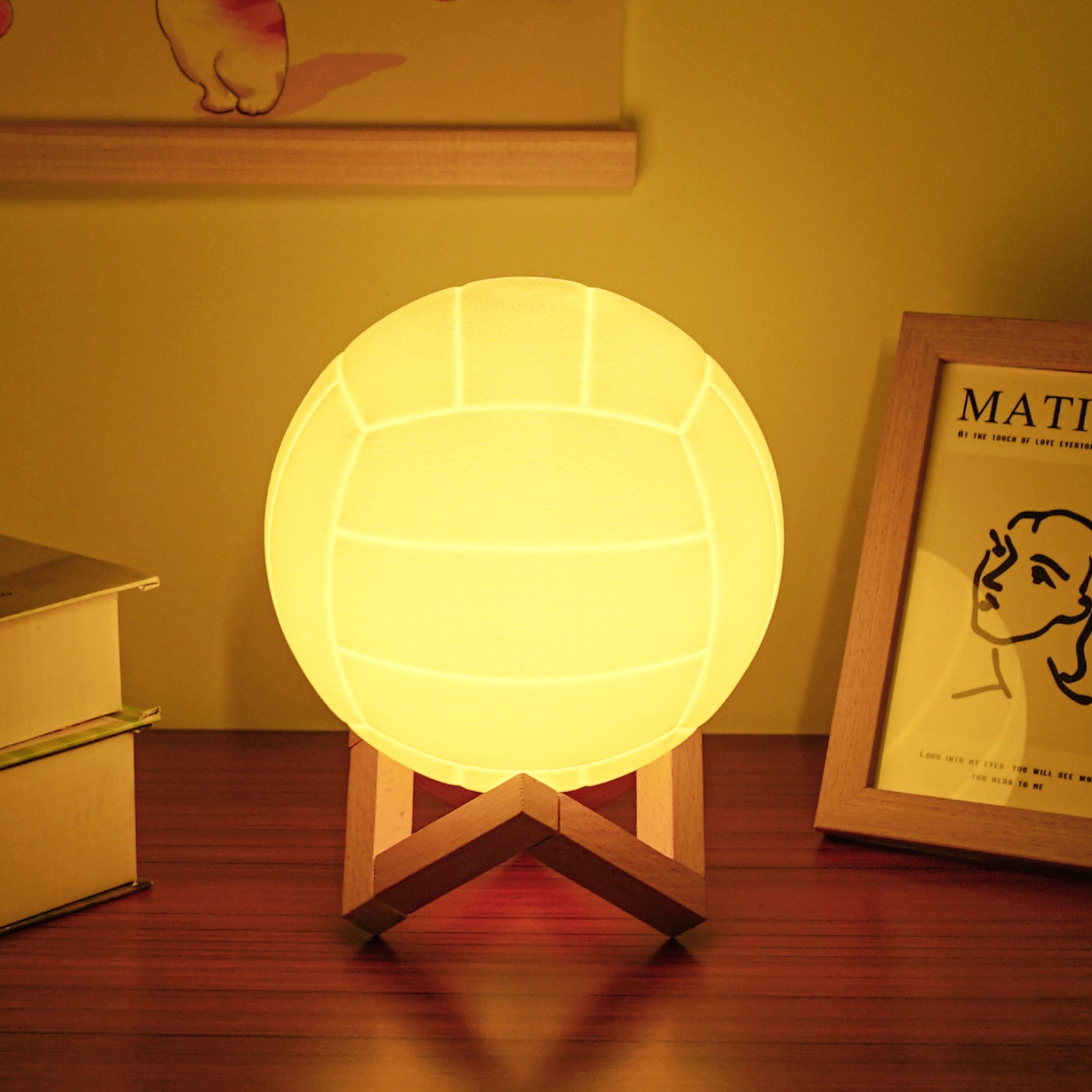 Personalized Volleyball Gifts Lamp: Birthday Gifts for Her, Night Light ...