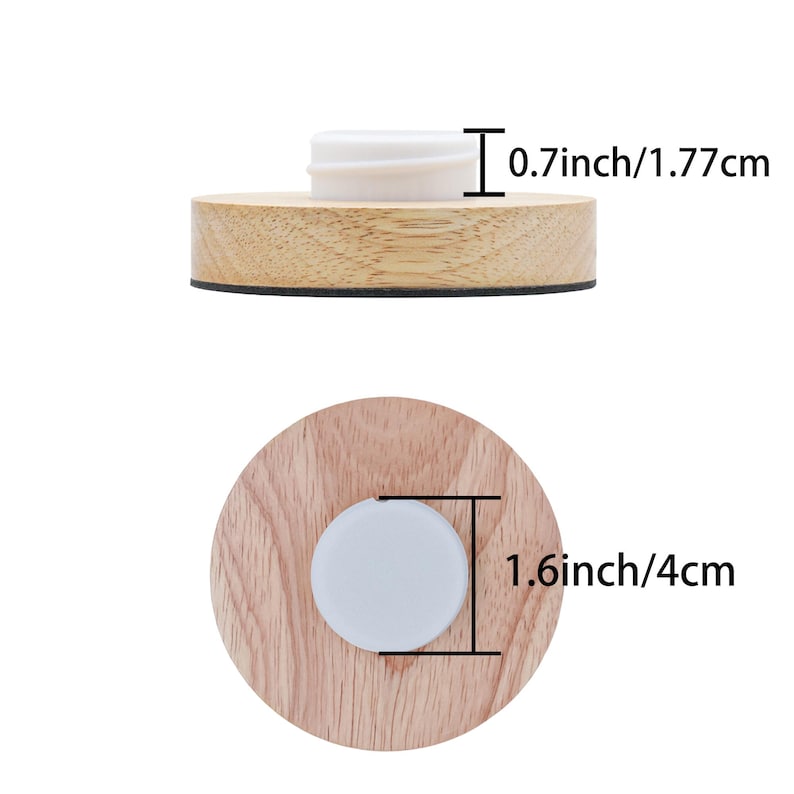 Wood Table Lamp Base Kit - Art Deco USB Powered LED Lamp Base for DIY ...