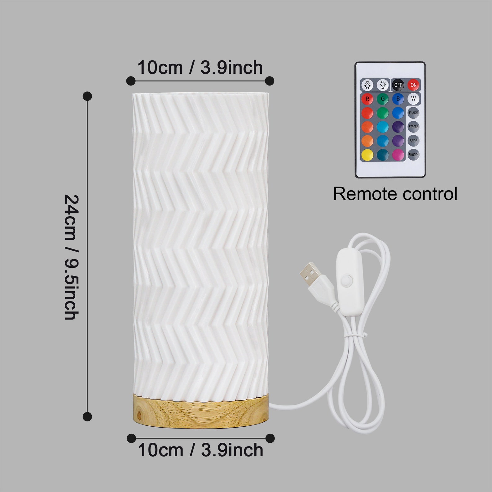 Unique 3D Printed Bedside Lamp Modern Art Deco Table Lamp, Cool and ...