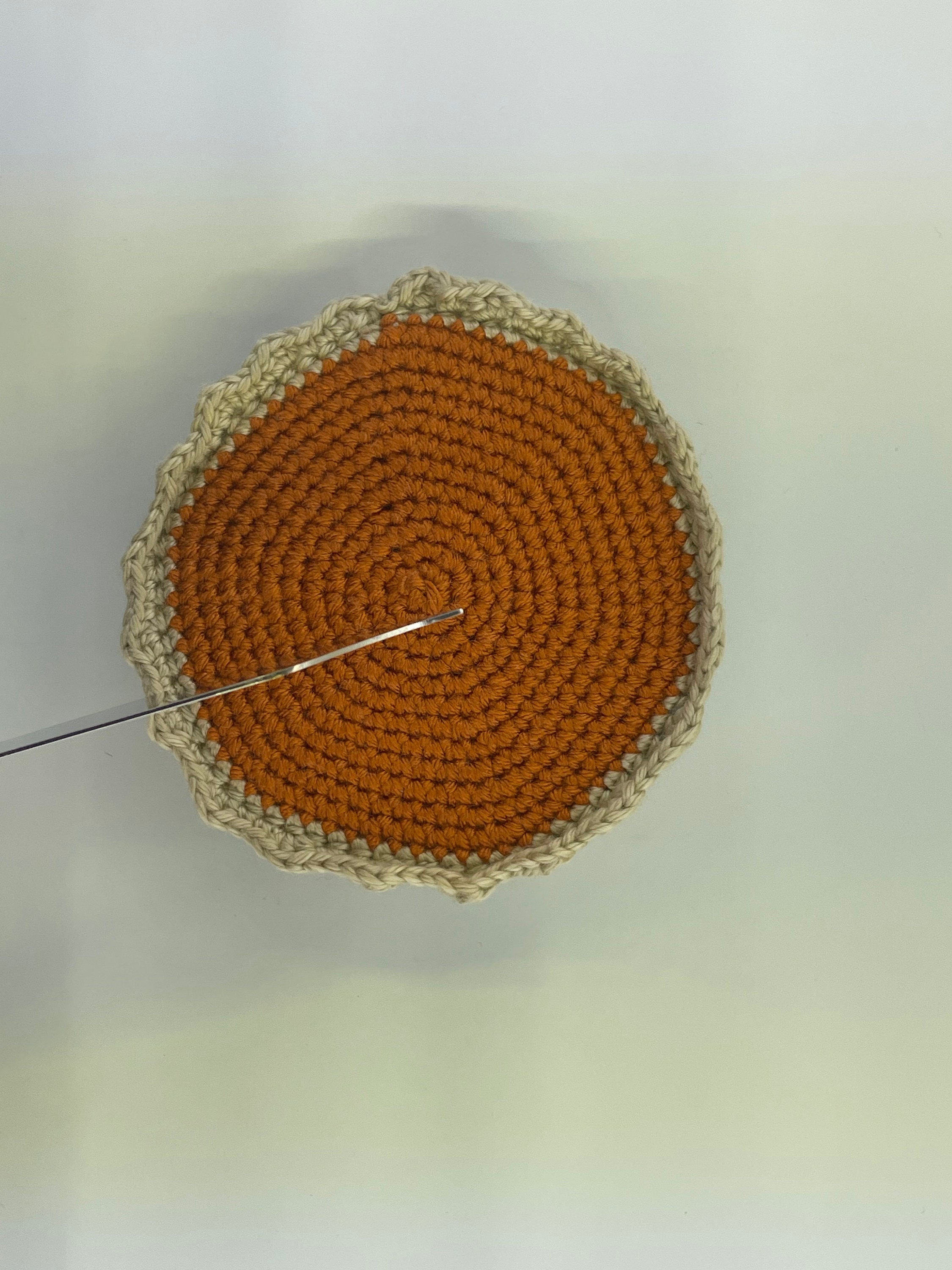 Crocheted Pumpkin Pie Plush Fall Decor or Cuddly Friend - Etsy