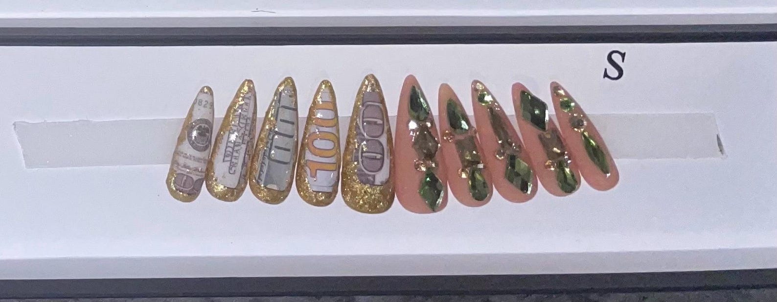 Money Themed Press on Nails - Etsy