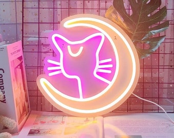 Luna Neon Sign - Etsy