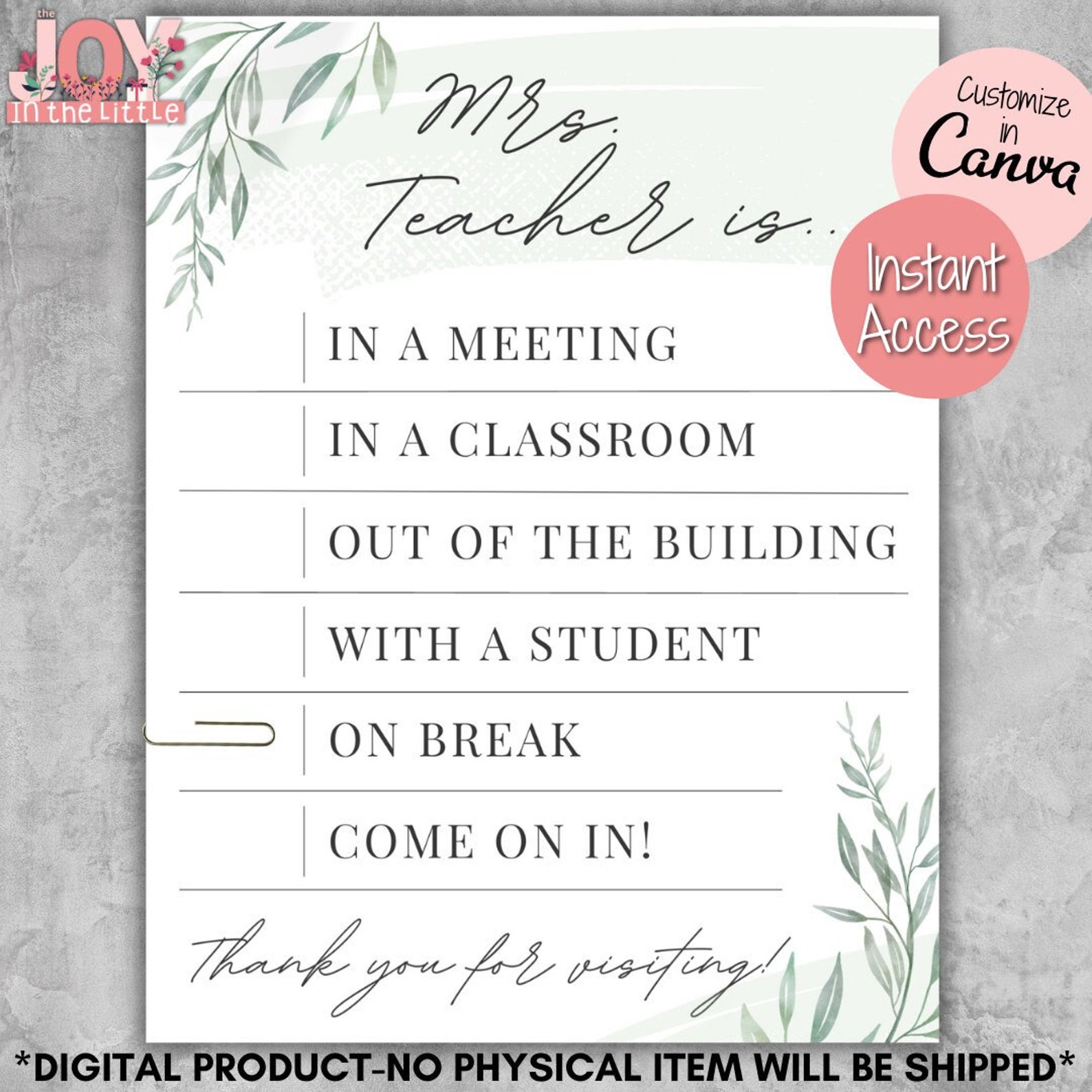 Printable Office Door Sign Out to Lunch Sign for Office Door Please Don ...