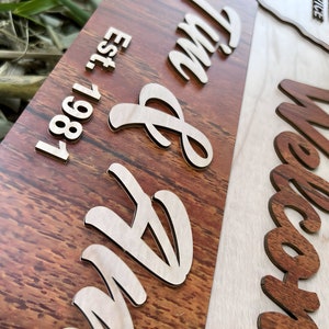 National Park Welcome Sign 3D, Personalized National Park Sign, Custom ...