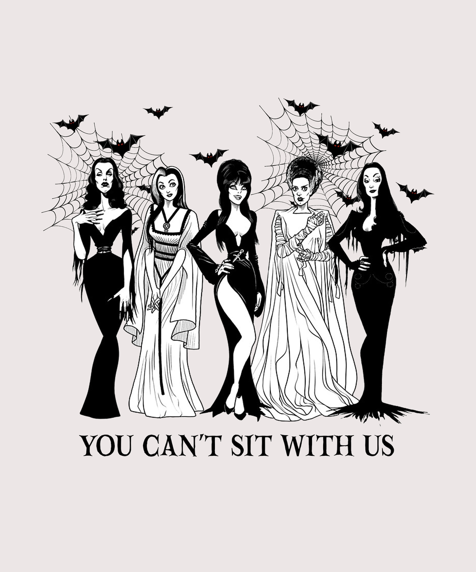 You Cant Sit With Us Halloween You Cant Sit With Usfall Tshirthalloween Partyhalloween