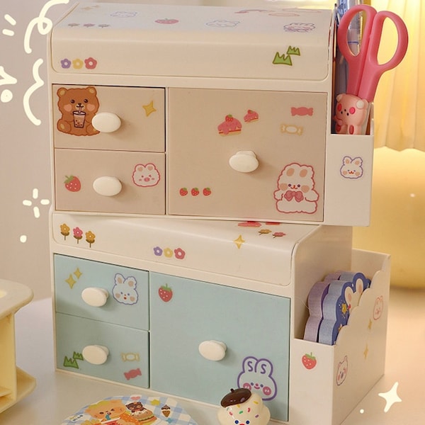 Plastic Kawaii Storage Box - Etsy