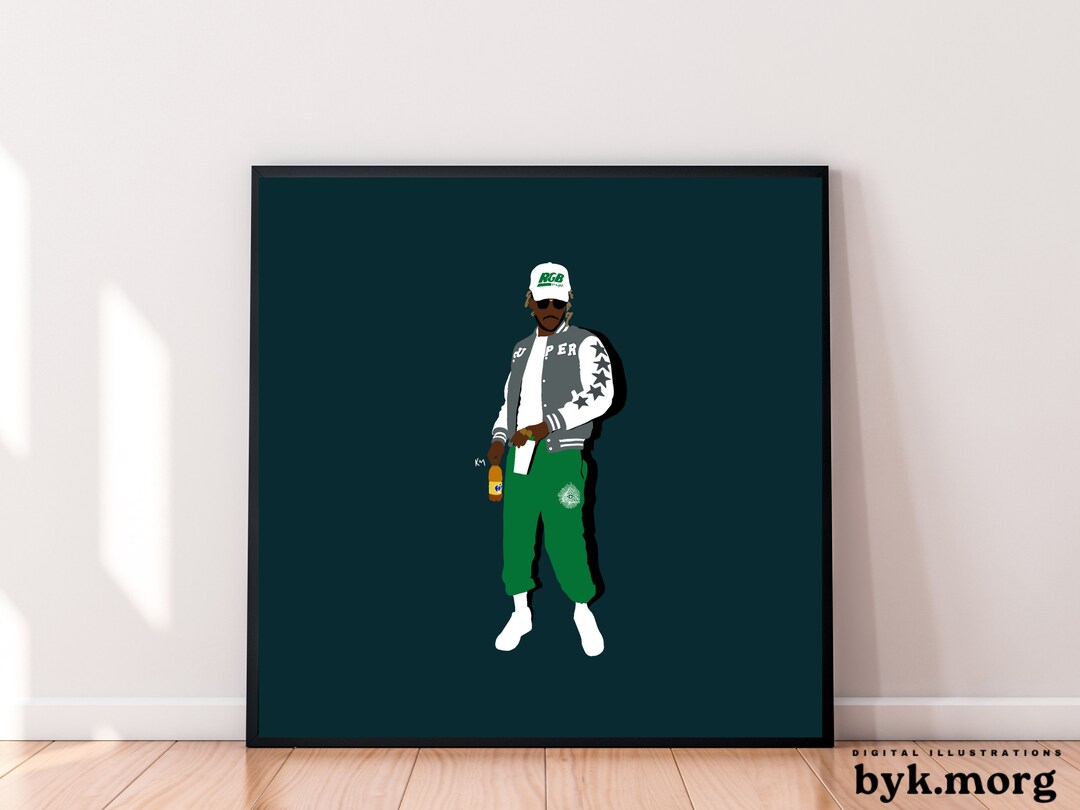 Future Digital Illustration | Digital Art Print, Rapper Illustrations ...