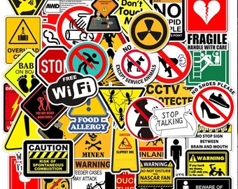 Bike Warning Decals - Etsy