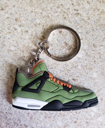 3D Jordan 4 Undefeated Sneaker Keychain - Etsy