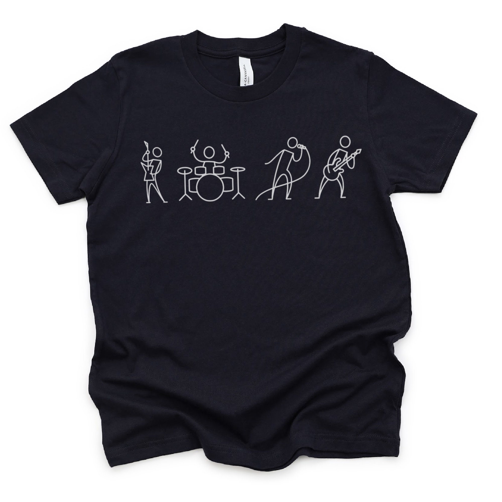 Funny Rock Band Shirt for Men or Women Birthday Gift for Him Stick ...