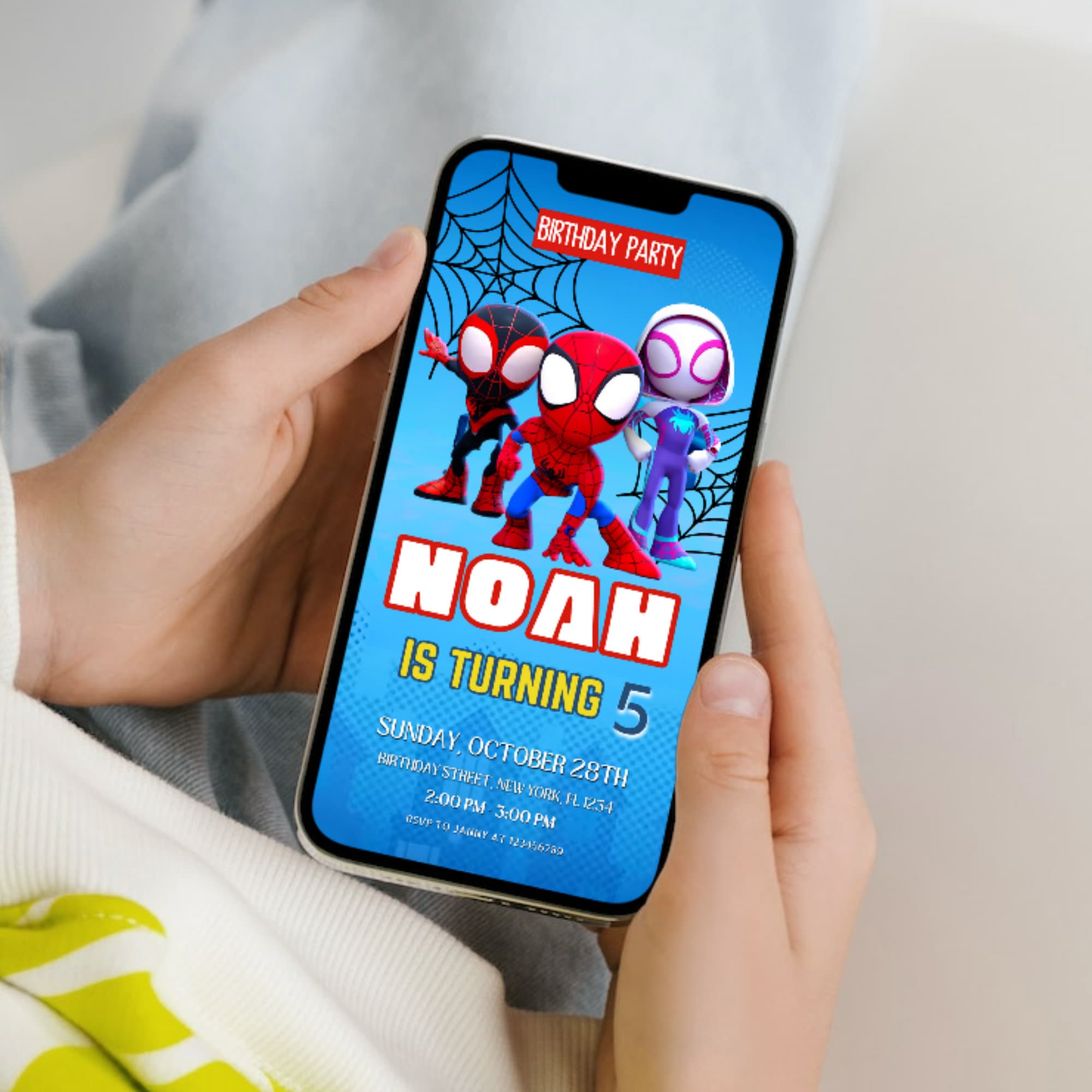 Editable Spidey Birthday Invitation Spidey and His Amazing Friends ...