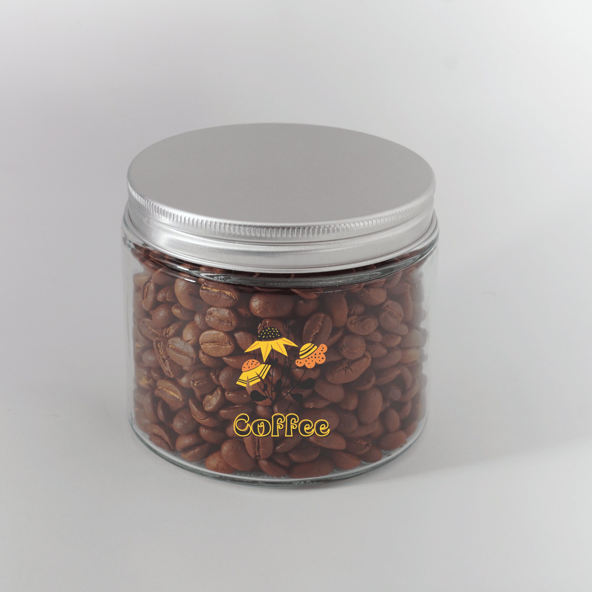 Mid-century Modern Printable Kitchen Labels Canister Labels Transparent ...