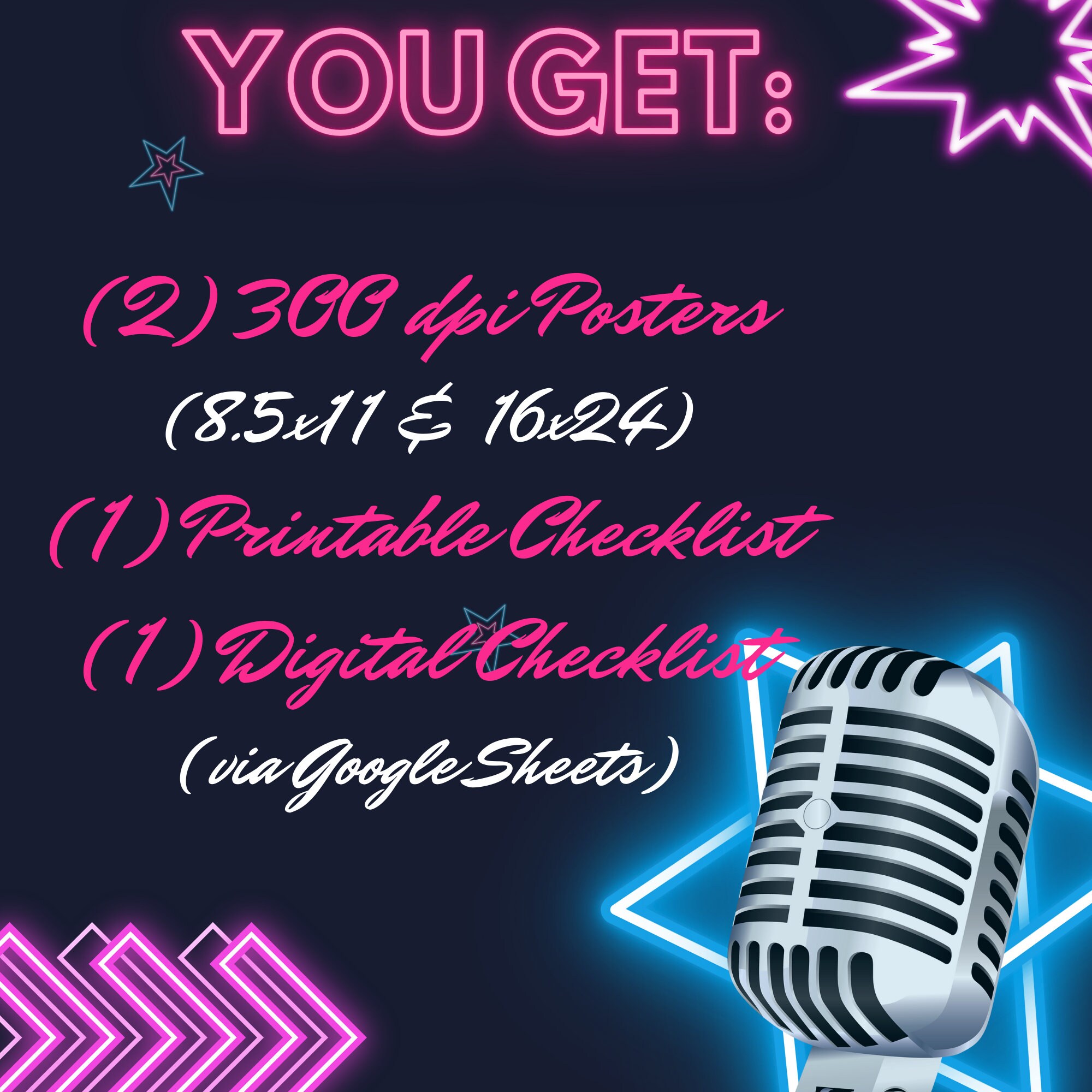 Karaoke Night Ultimate Bucket List Bundle! Are You a Karaoke King ...