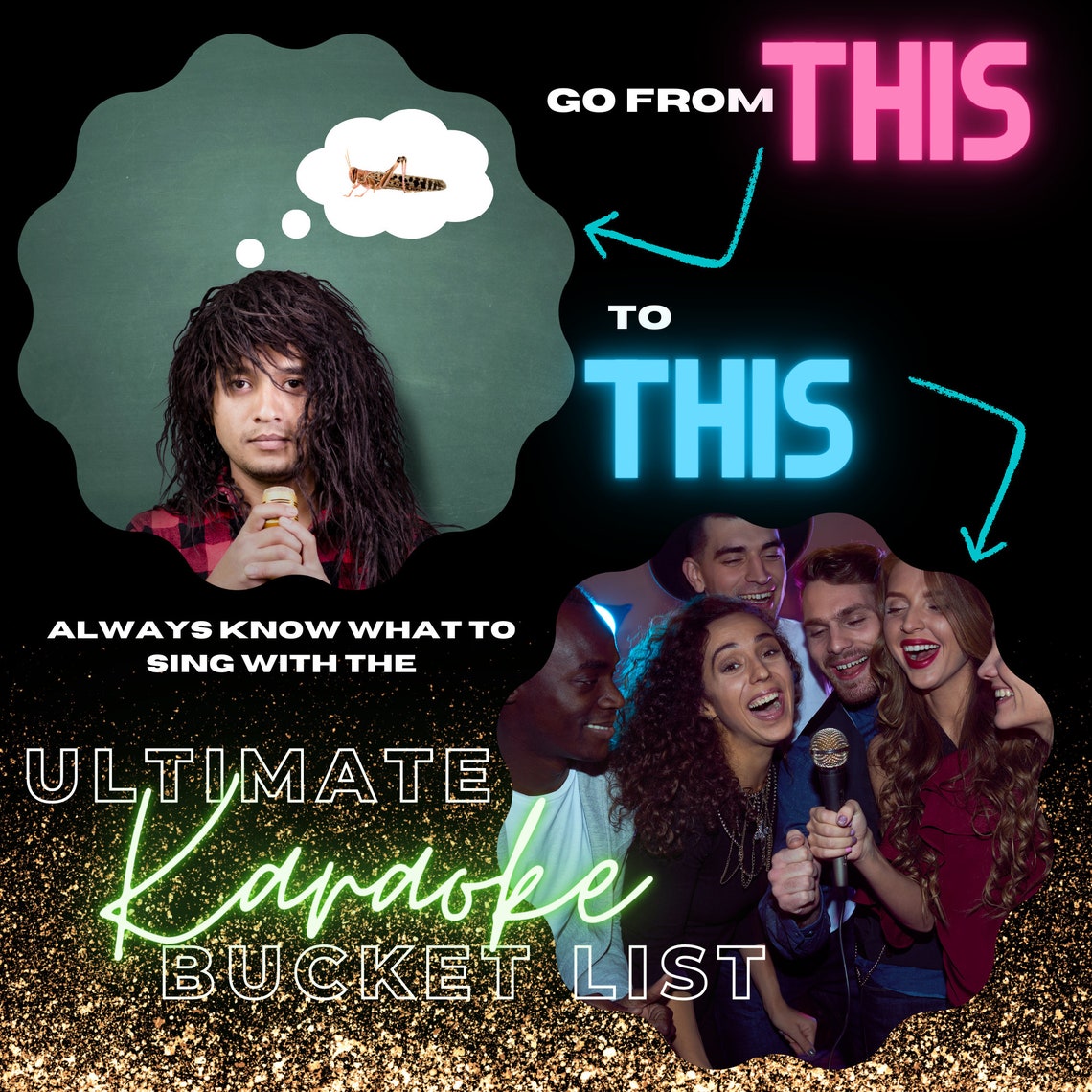 Karaoke Night Ultimate Bucket List Bundle! Are You a Karaoke King ...