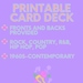 Karaoke Roulette Printable Card Deck Party Game - Instant Download ...
