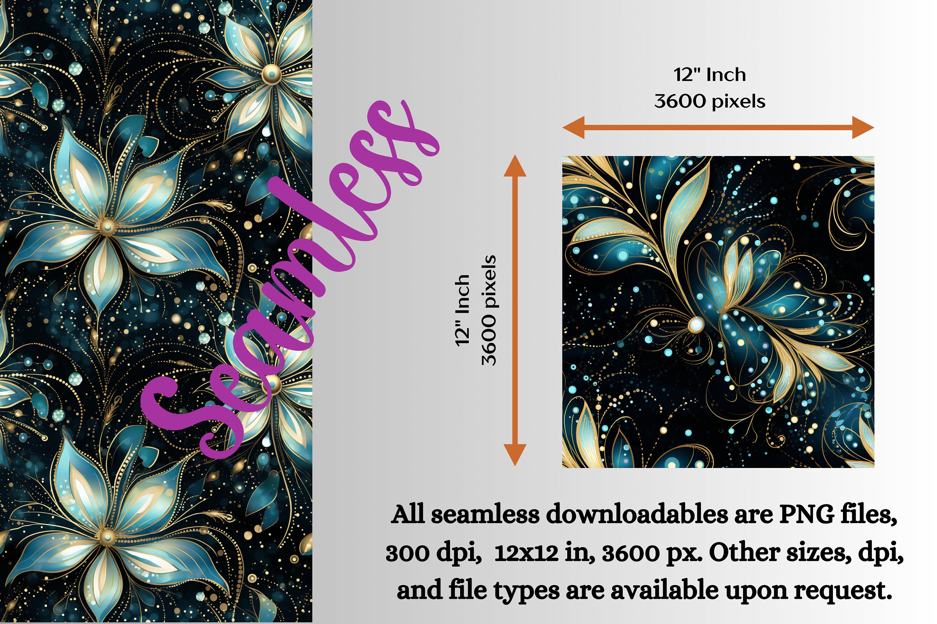 Elegant Design Seamless Digital Paper 20-piece Set - Etsy