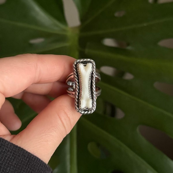 Real Bone Ring - Etsy