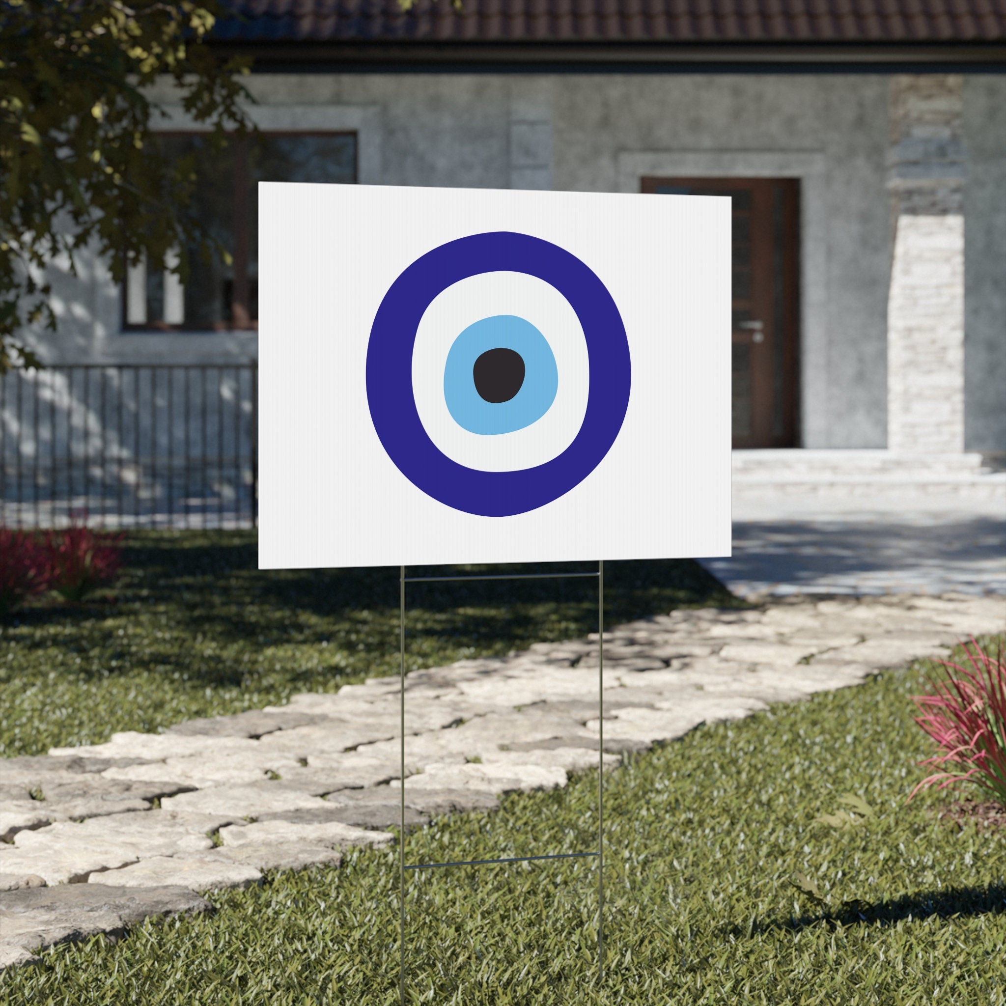 Evil Eye Yard Sign - Etsy