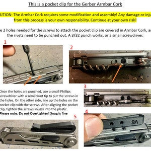 Gerber Armbar Cork - Pocket Clip and 2x Blade Grip - Lifetime Warranty ...