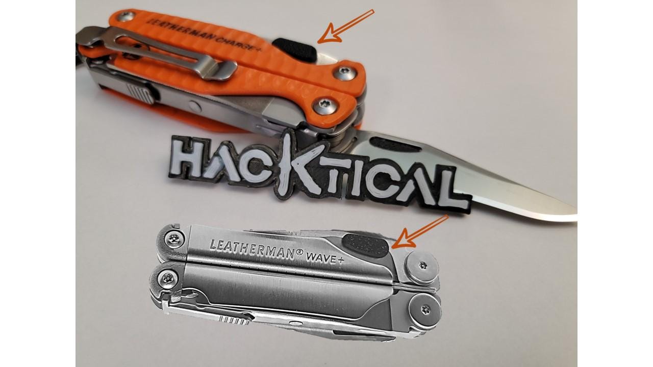 Leatherman Wave and Charge Textured Thumb Stud X3 Lifetime Warranty Etsy