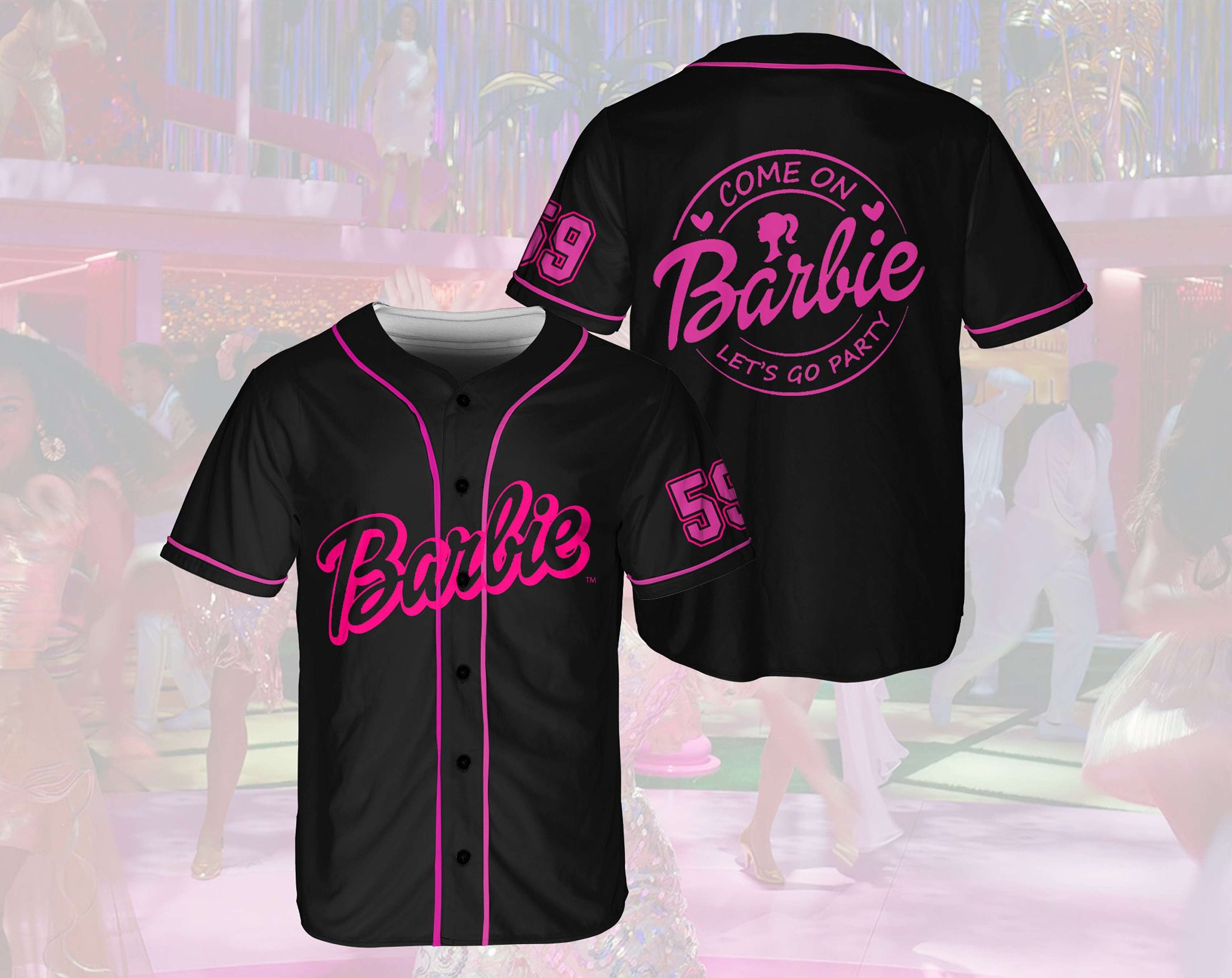 Barbie Jersey Shirt, Custom Baseball Jersey Shirt sold by Musa | SKU ...