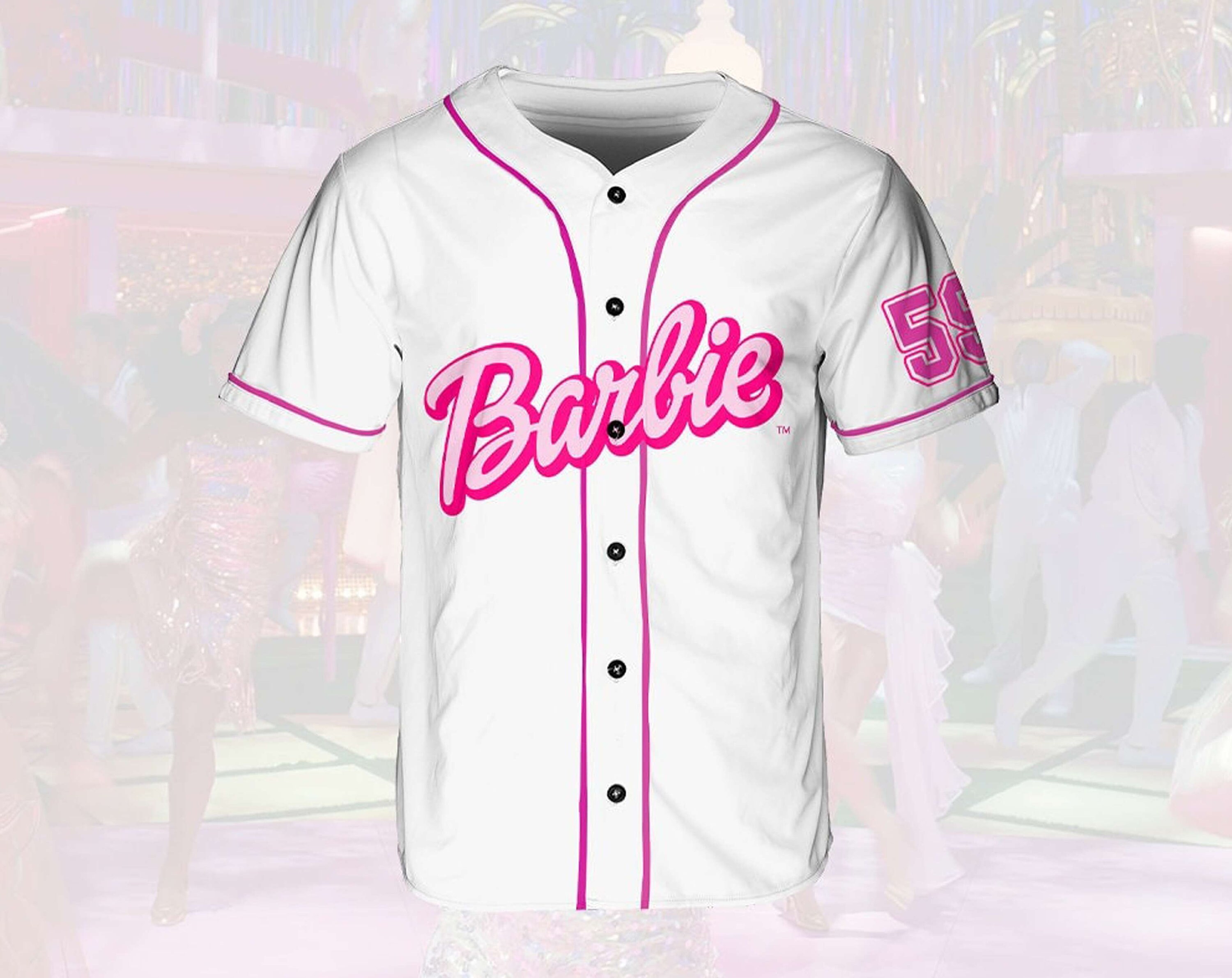 Barbie Jersey Shirt, Custom Baseball Jersey Shirt sold by Musa | SKU ...