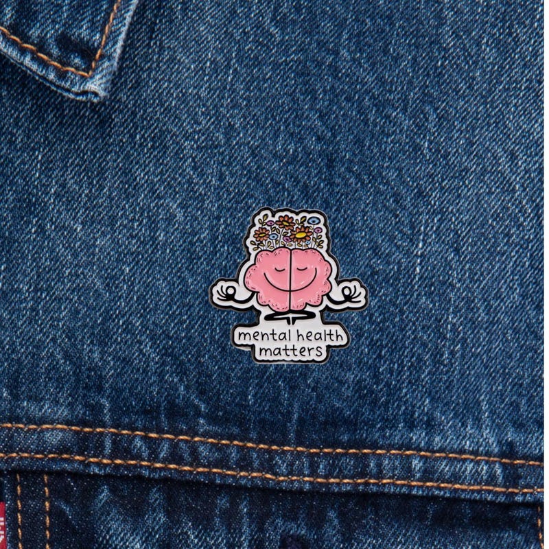 Self Care Enamel Pin - Etsy