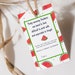 Watermelon Teacher Gift Tag, End of School Year Gift Tag, Teacher ...