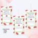 Watermelon Teacher Gift Tag, End of School Year Gift Tag, Teacher ...