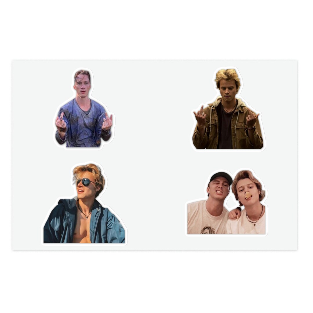 Outer Banks JJ and Rafe Sticker Sheets, Rudy Pankow and Drew Starkey ...