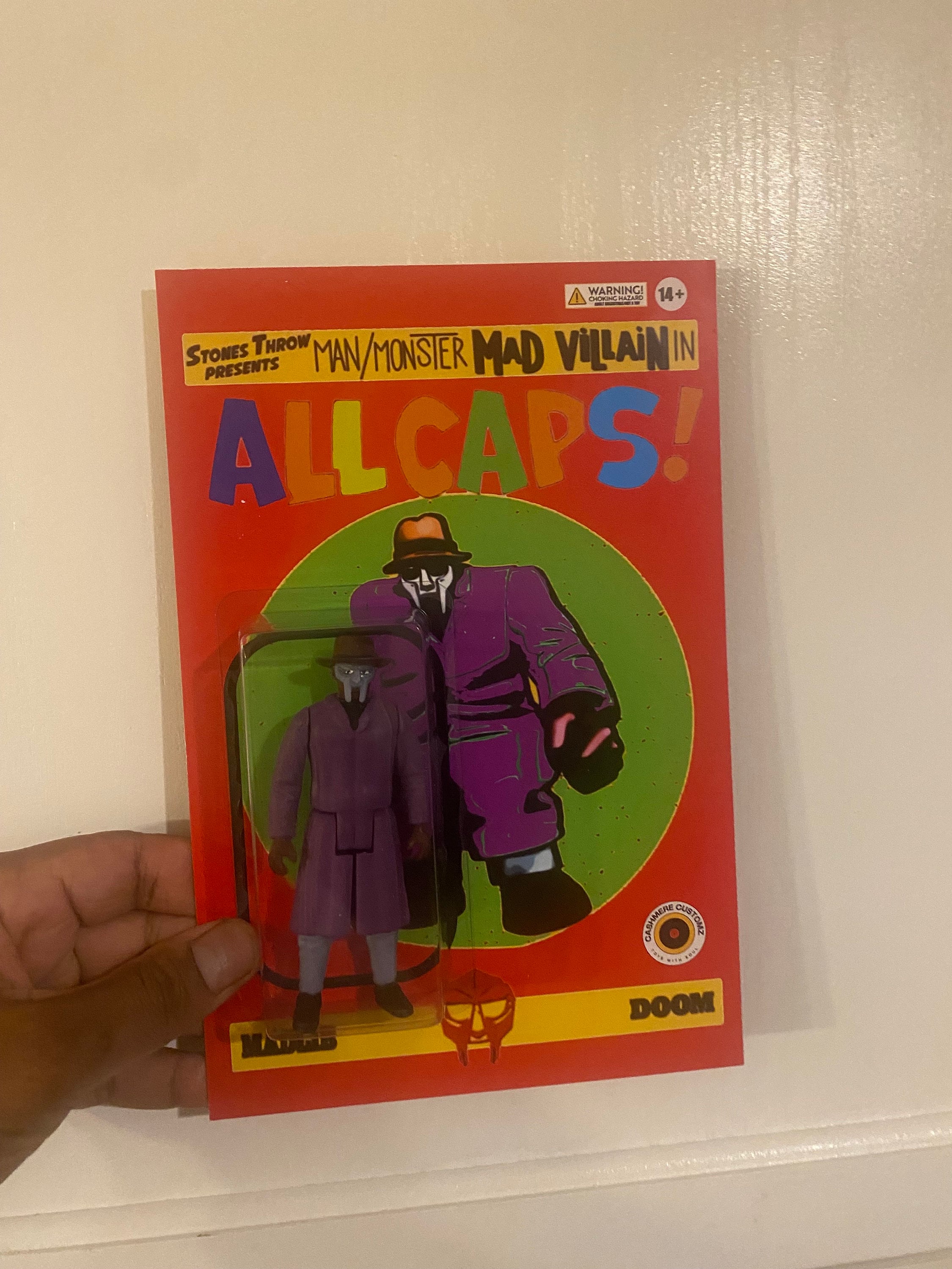 MF Doom All Caps Figure - Etsy
