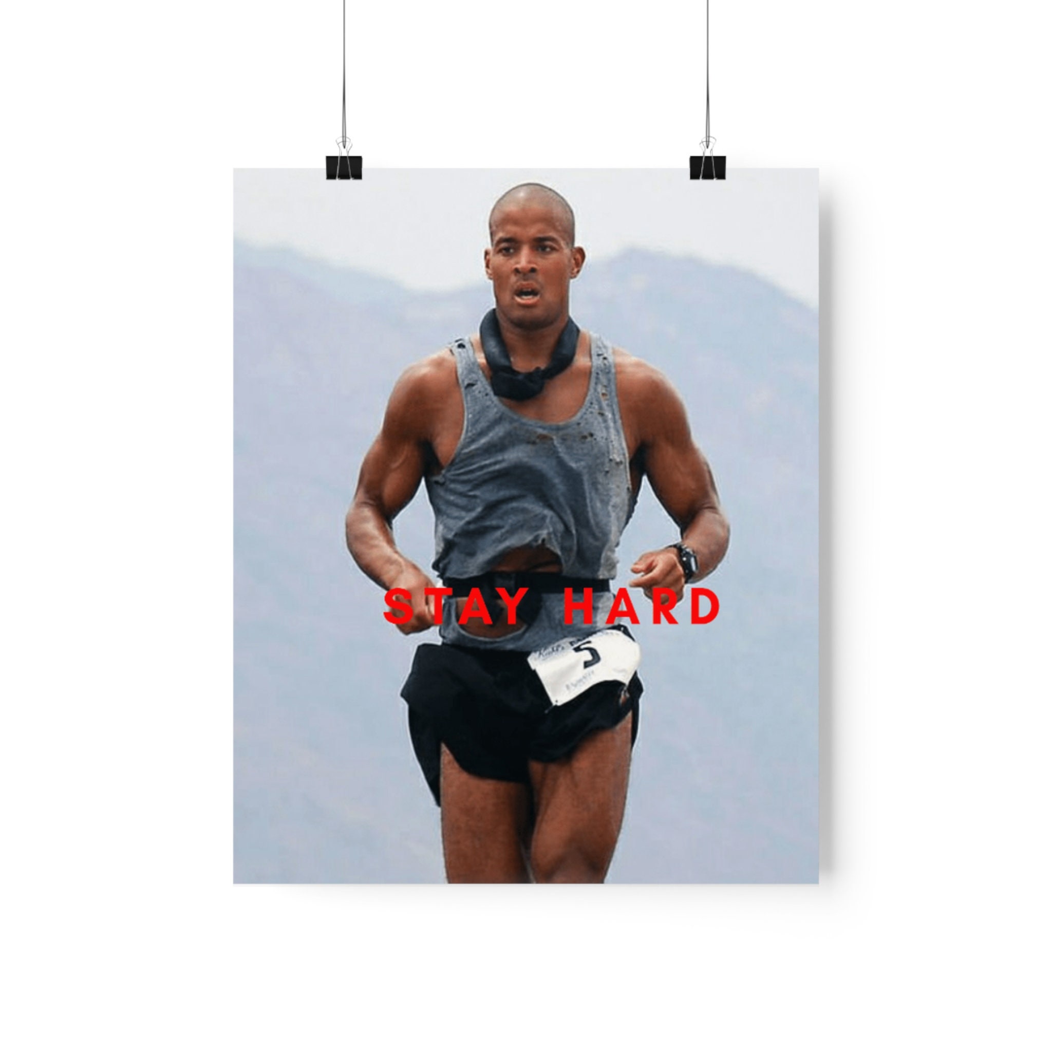David Goggins stay Hard Poster and Motivational - Etsy