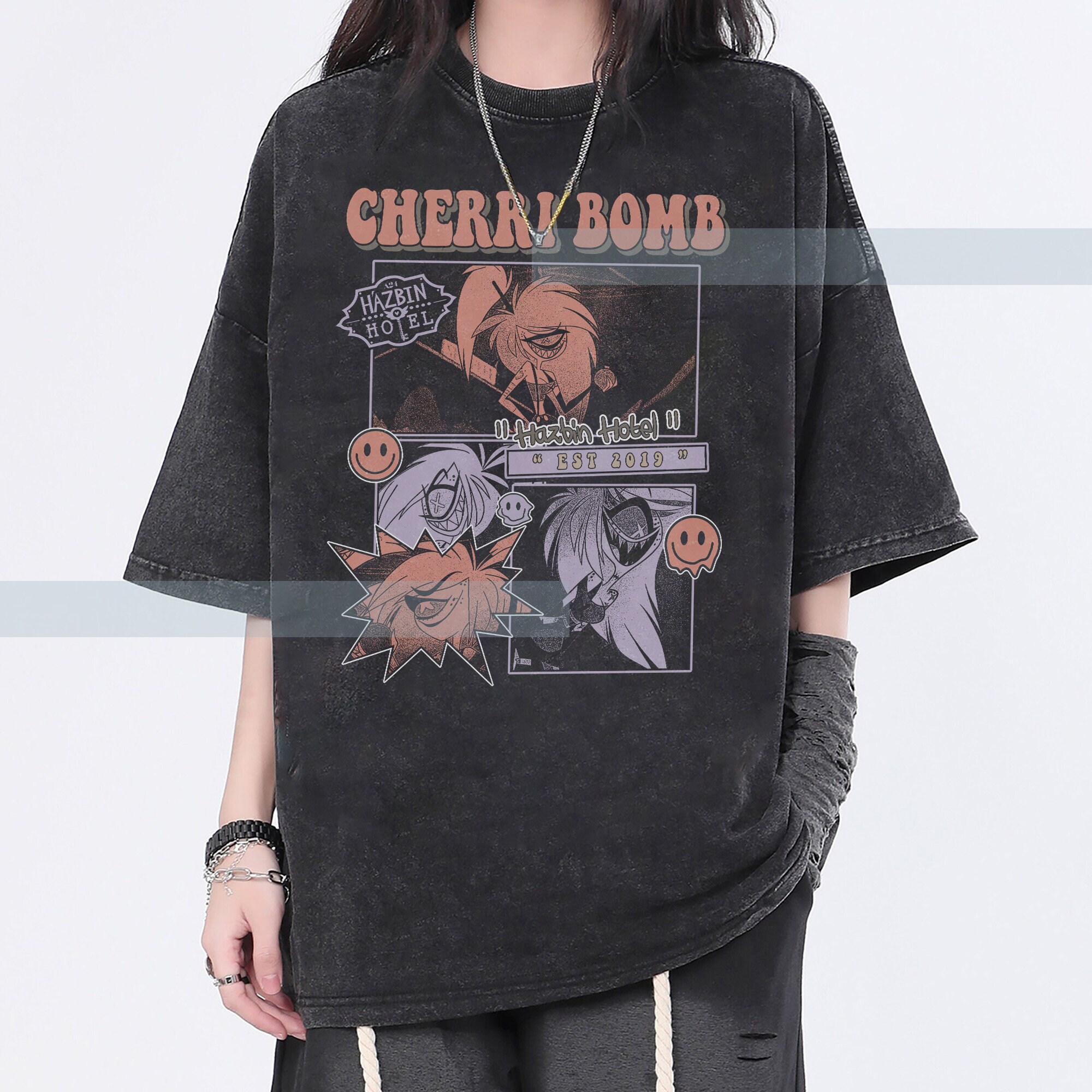 Alastor Shirt, Hazbin Hotel Characters, Hazbin Hotel Tshirt, Hazbin ...
