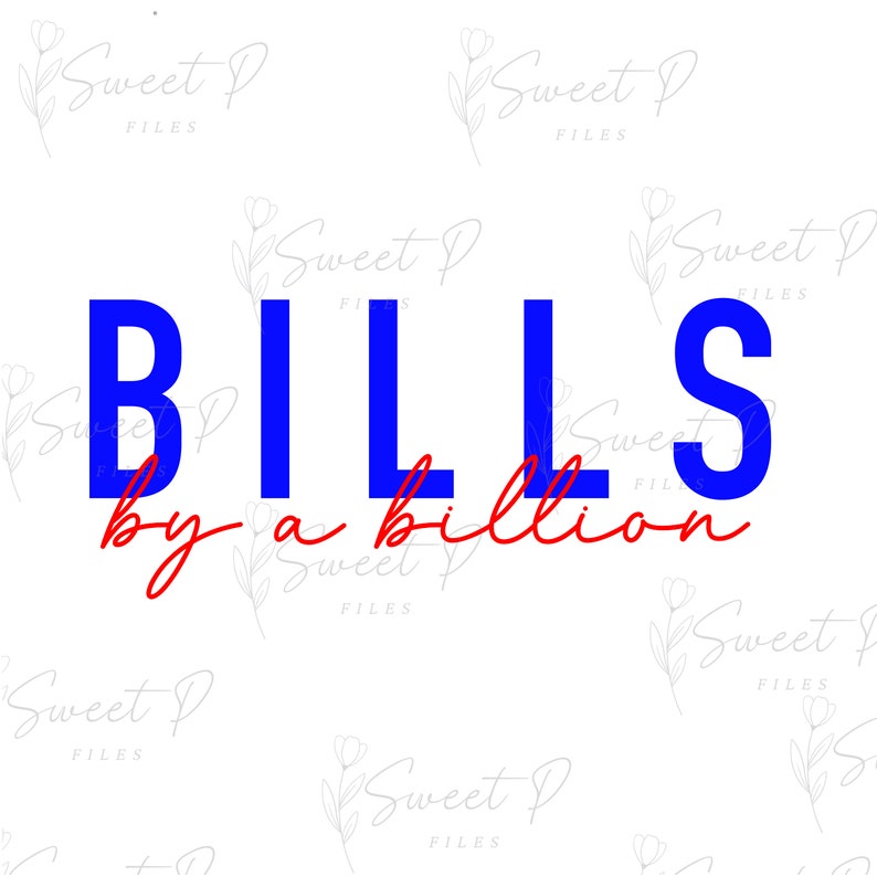 Bills by a Billion PNG - Etsy