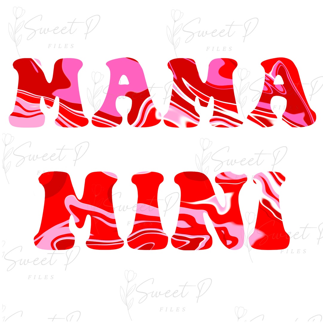 Mama & Mini PNG - Etsy