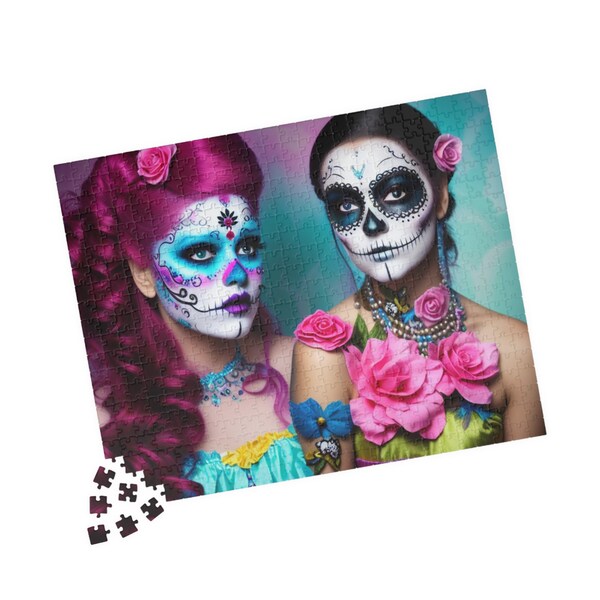 Sugar Skull Puzzle - Etsy