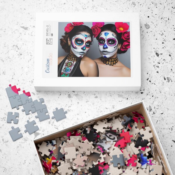 Sugar Skull Puzzle - Etsy