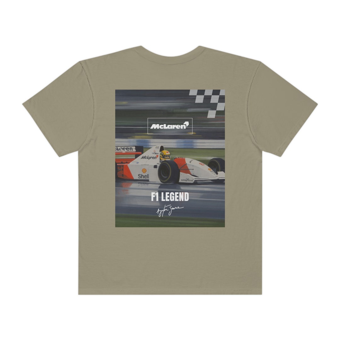 F1 Legend Ayrton Senna Shirt, Formula 1, Mclaren Racing, F1 Shirt ...