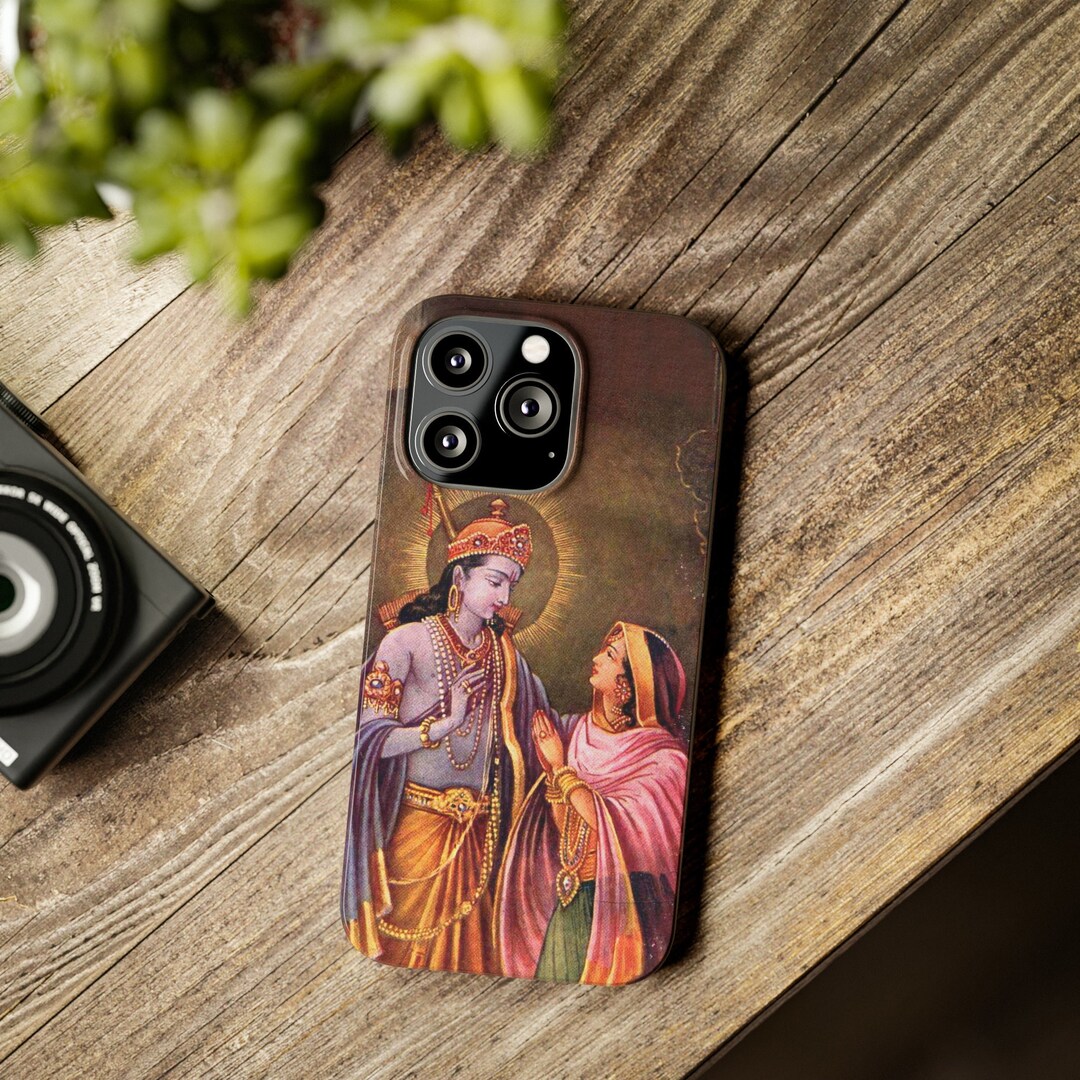 Rama & Sita Phone Case From the Ramayana, Hindu Art, Indian Gods ...