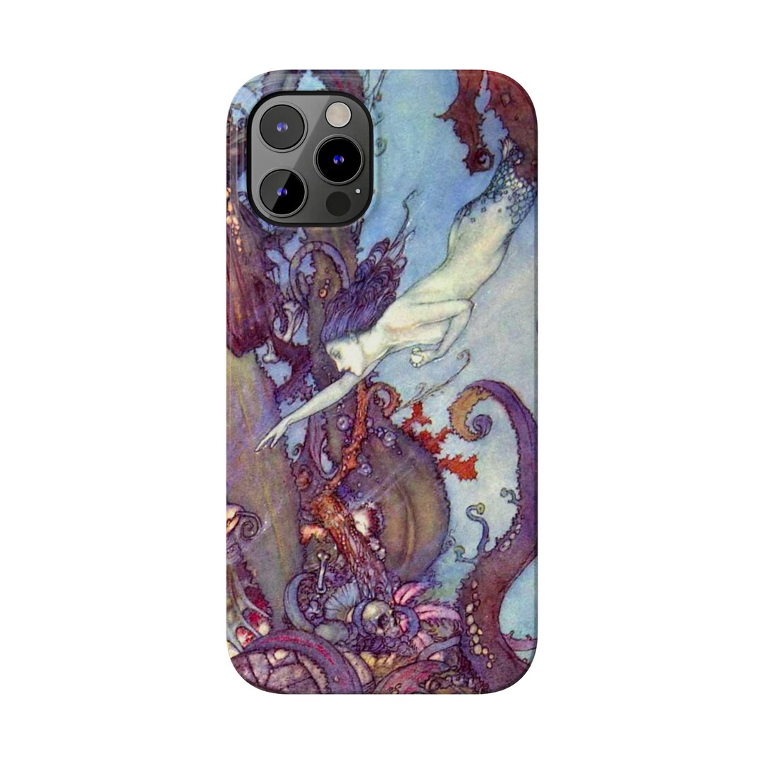 The Little Mermaid Phone Case Underwater - Fairy Tale Art, Fantasy ...