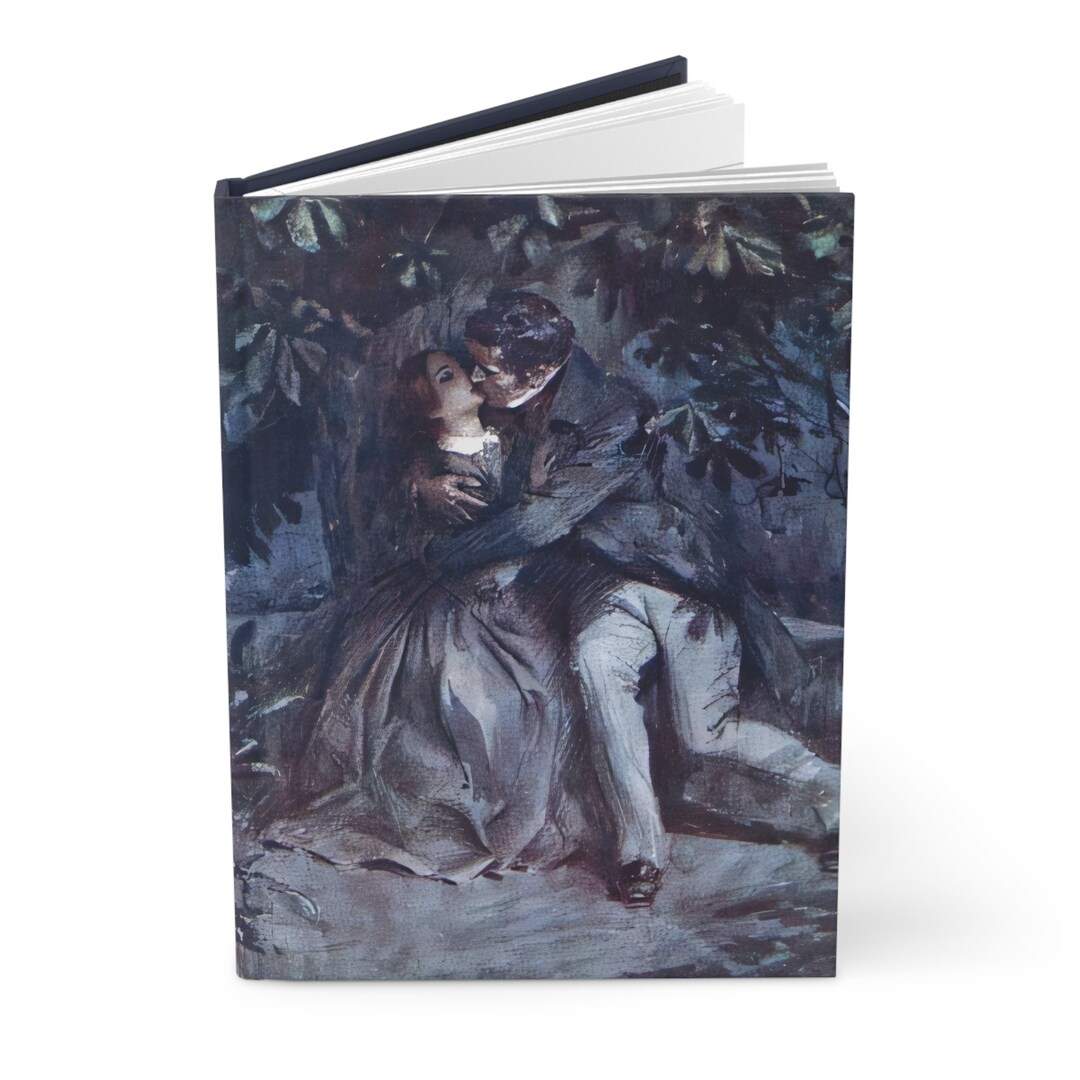 Jane Eyre Blue Kiss Journal Charlotte Brontë Romantic Victorian Art ...