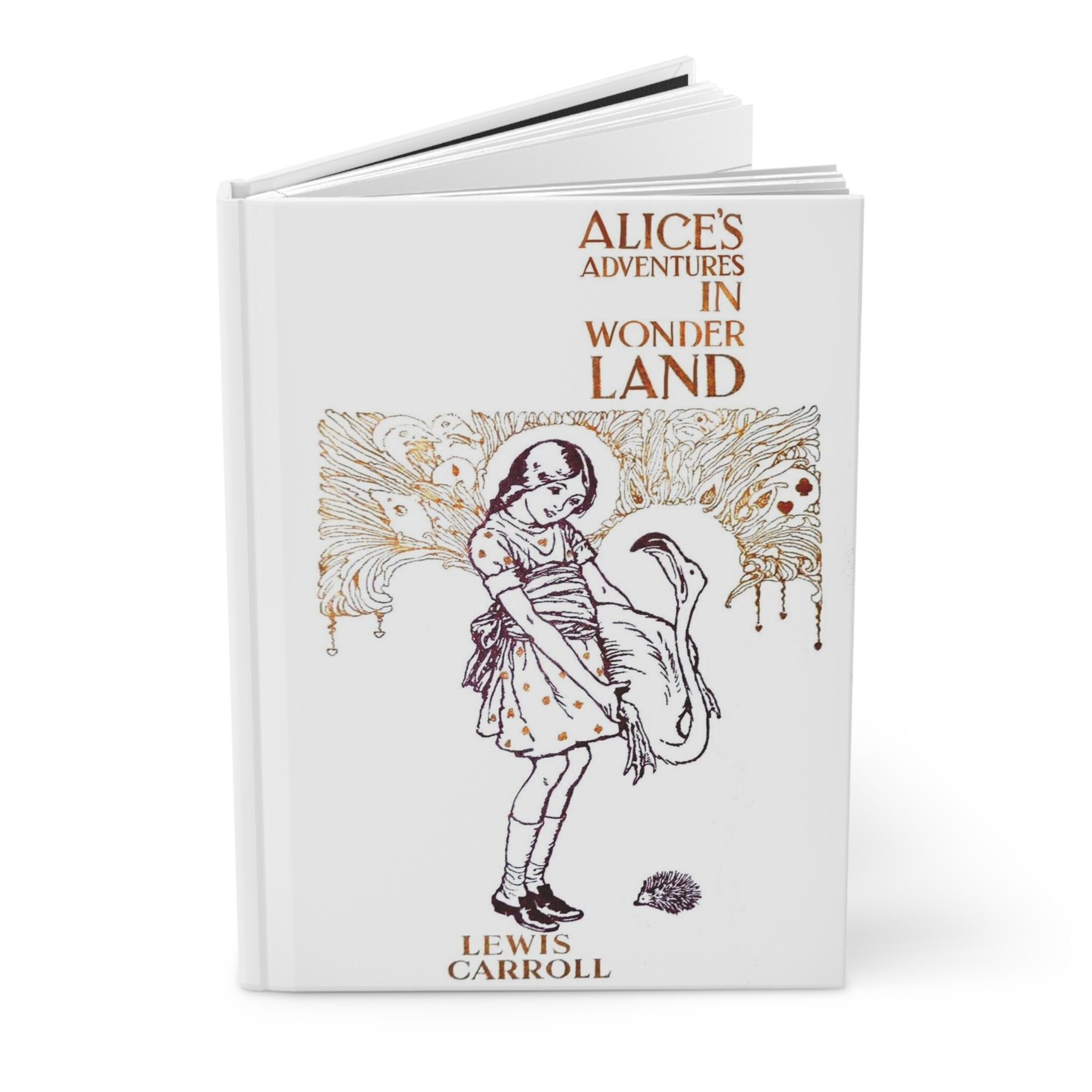 Alice's Adventures in Wonderland Blank Lined Journal Vintage Book Cover ...