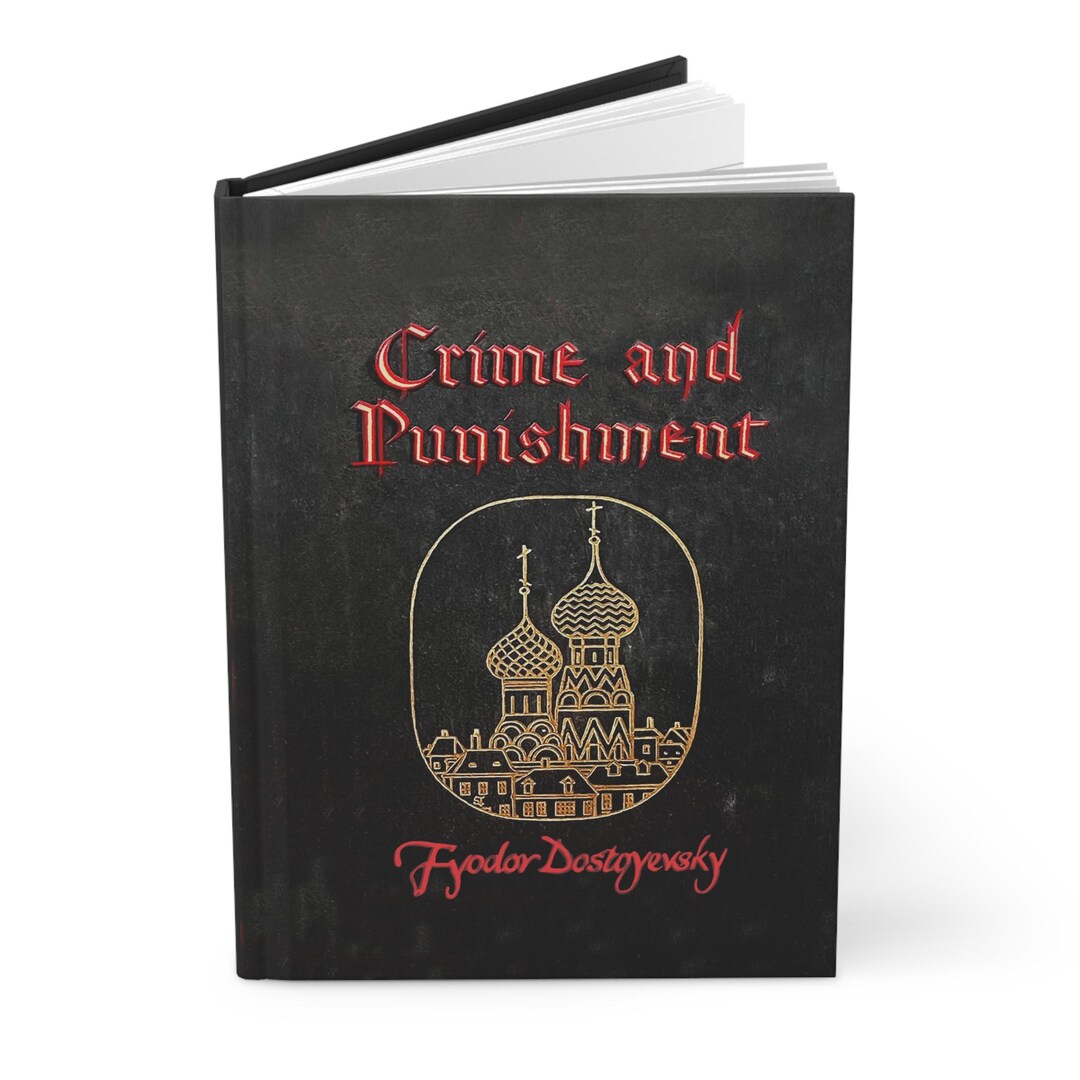 Crime and Punishment Blank Notebook - Classic Literature Book Reading ...