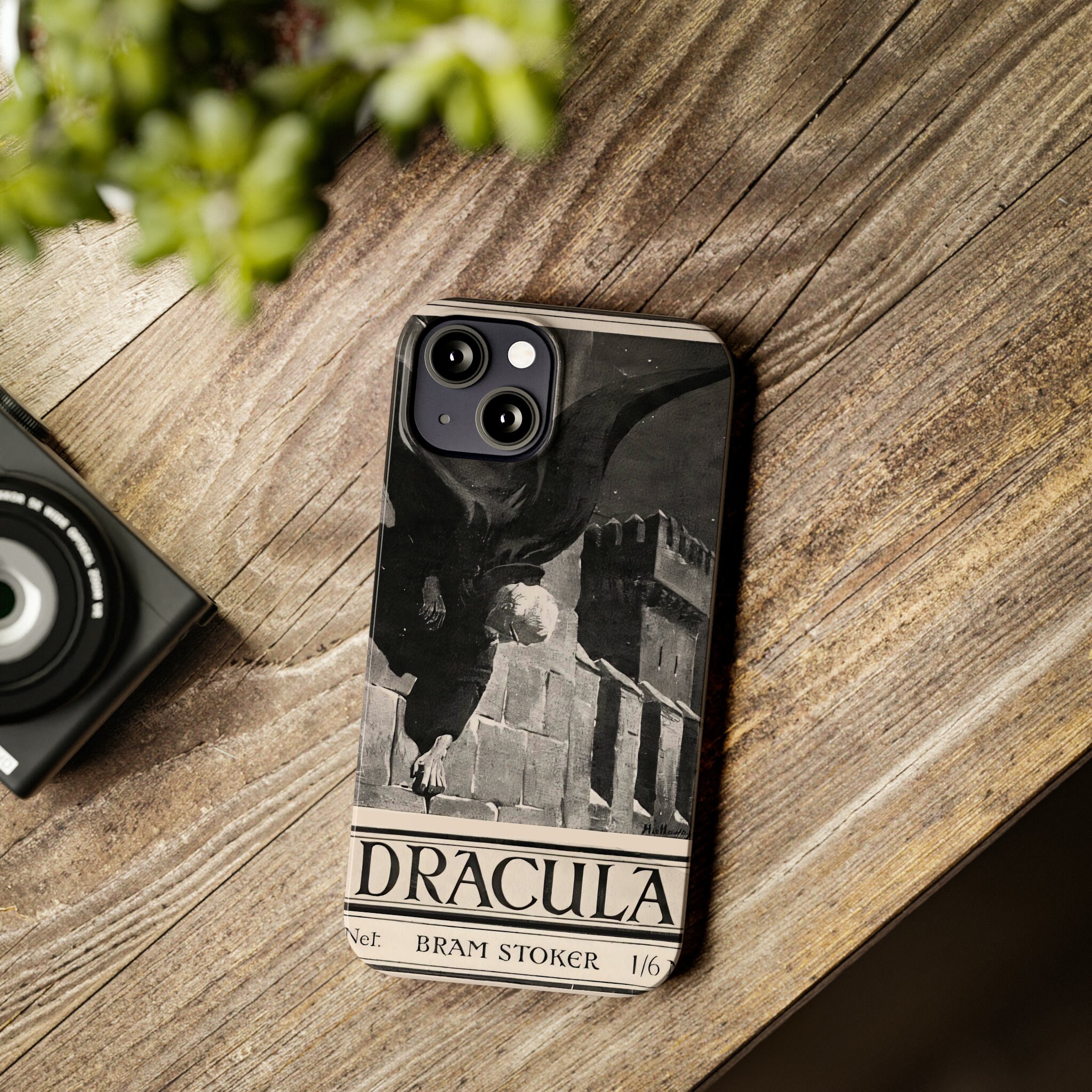 Dracula Phone Case the Count on the Castle Wall Gothic Vampire Book ...