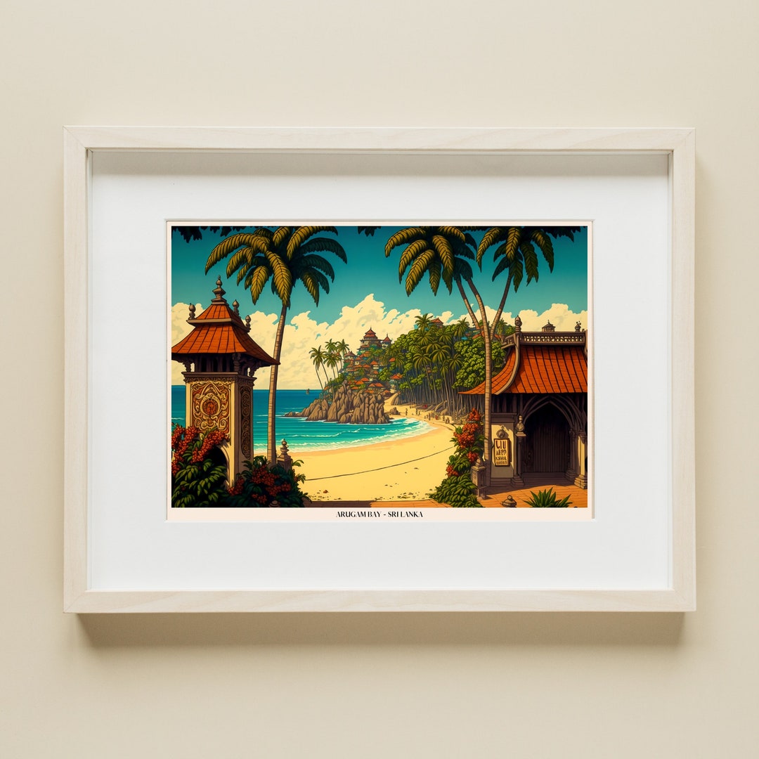 Sri Lanka Wall Art Print, Sri Lanka Travel, Sri Lanka Wall Poster Print ...