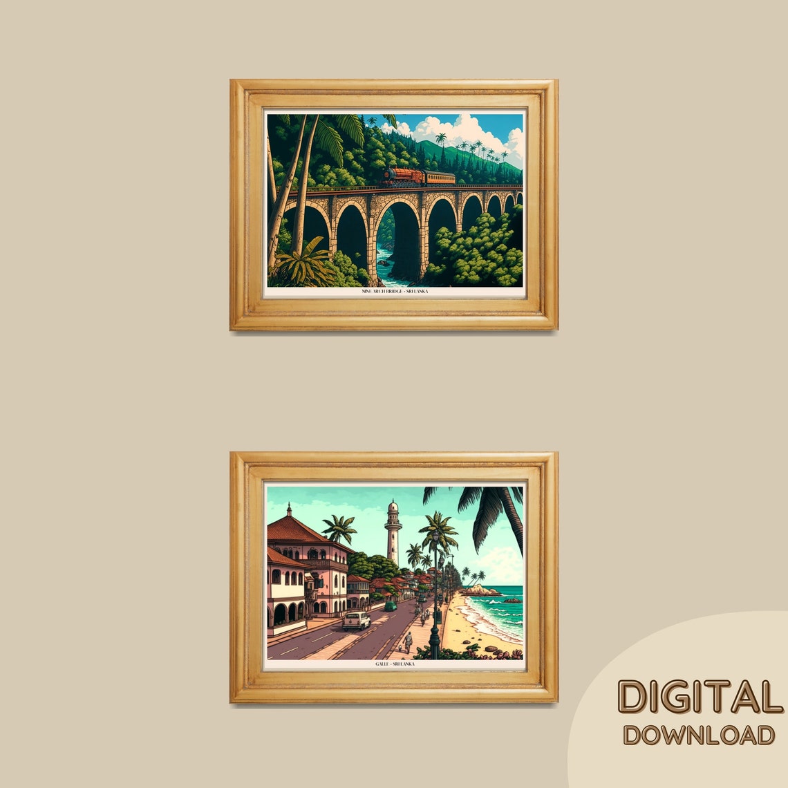 Sri Lanka Wall Art Print, Sri Lanka Travel, Sri Lanka Wall Poster Print ...