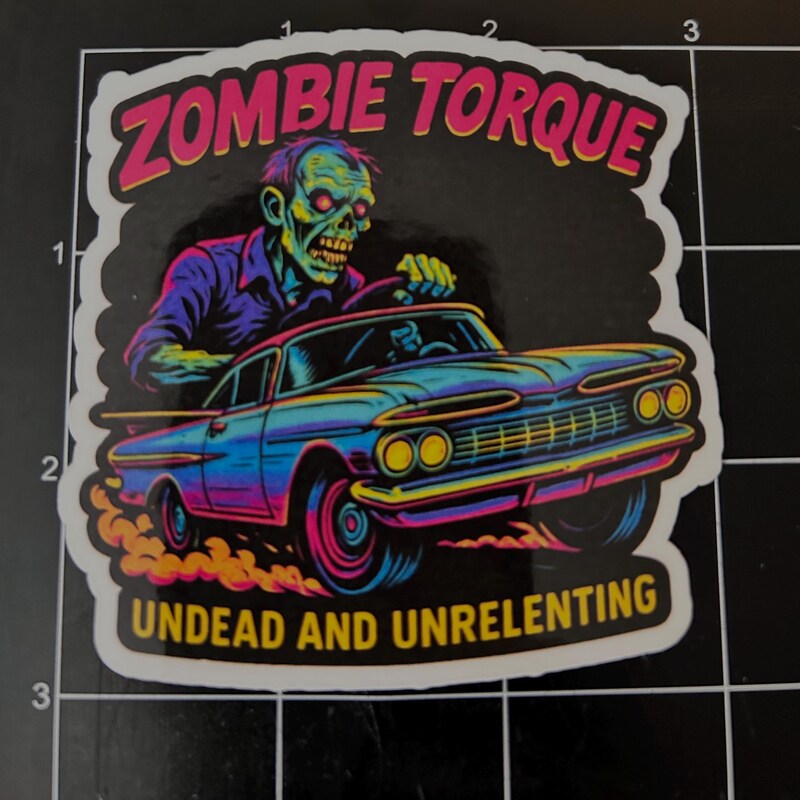 Zombie Car Decal - Etsy